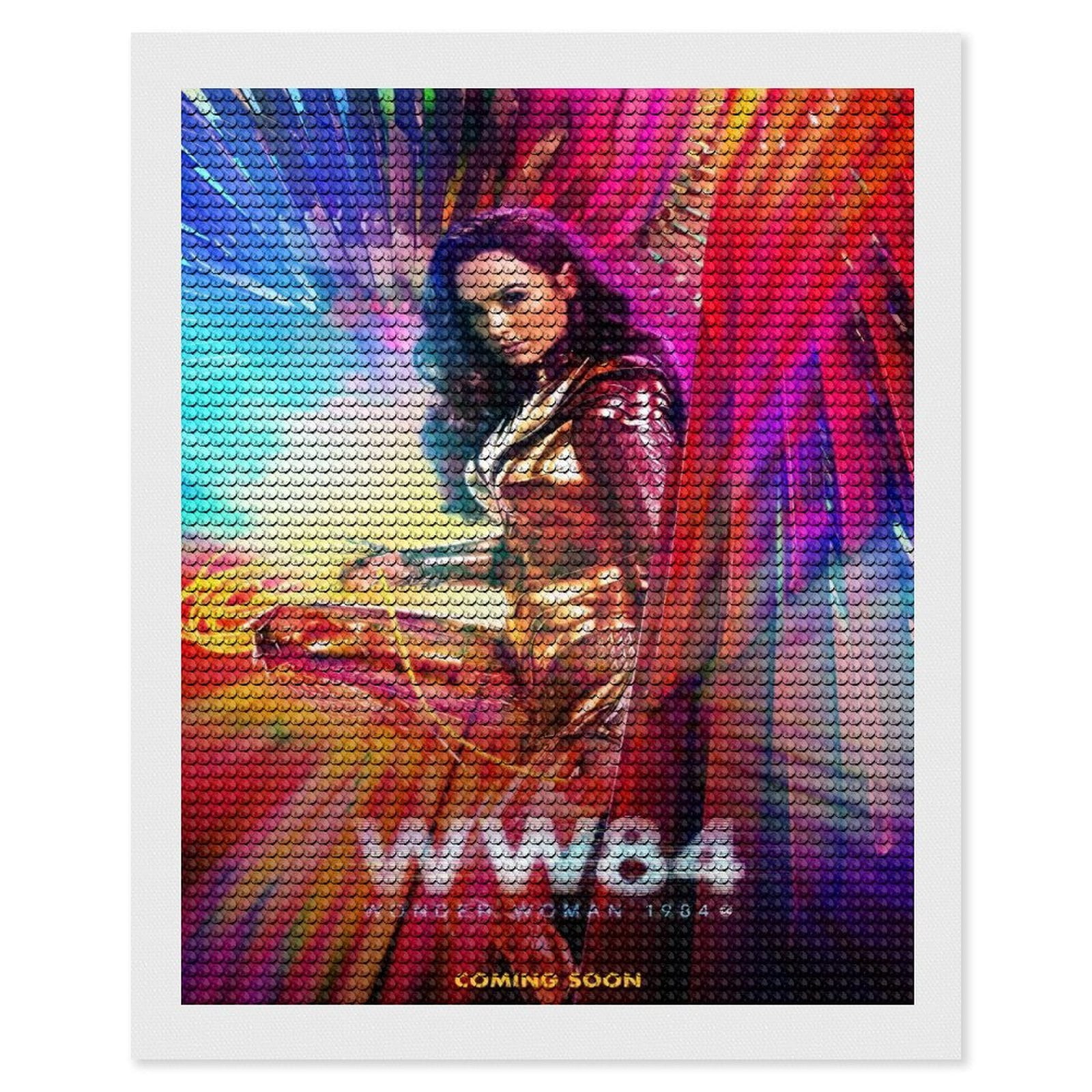 Wonder Woman Diamond Arts Kits for Adults Diamond Art Gem Art Painting ...