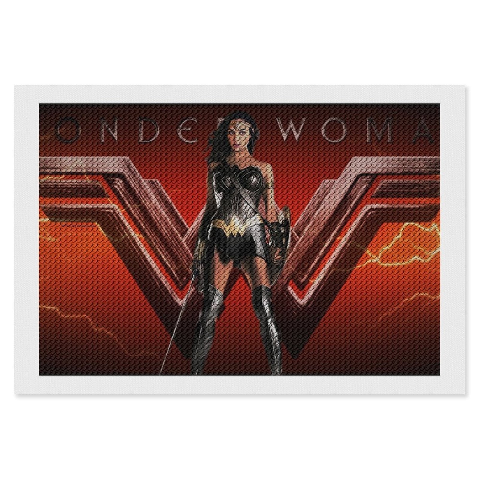 Wonder Woman Diamond Arts Kits for Adults Diamond Art Gem Art Painting ...