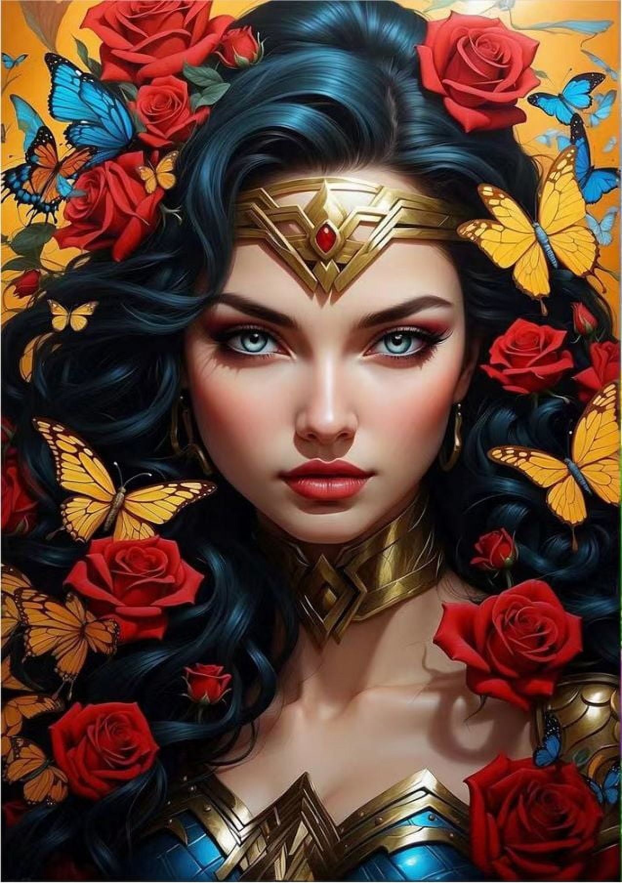 Wonder Woman Diamond Painting Kits for Adults Beginners - 5D DIY Full ...