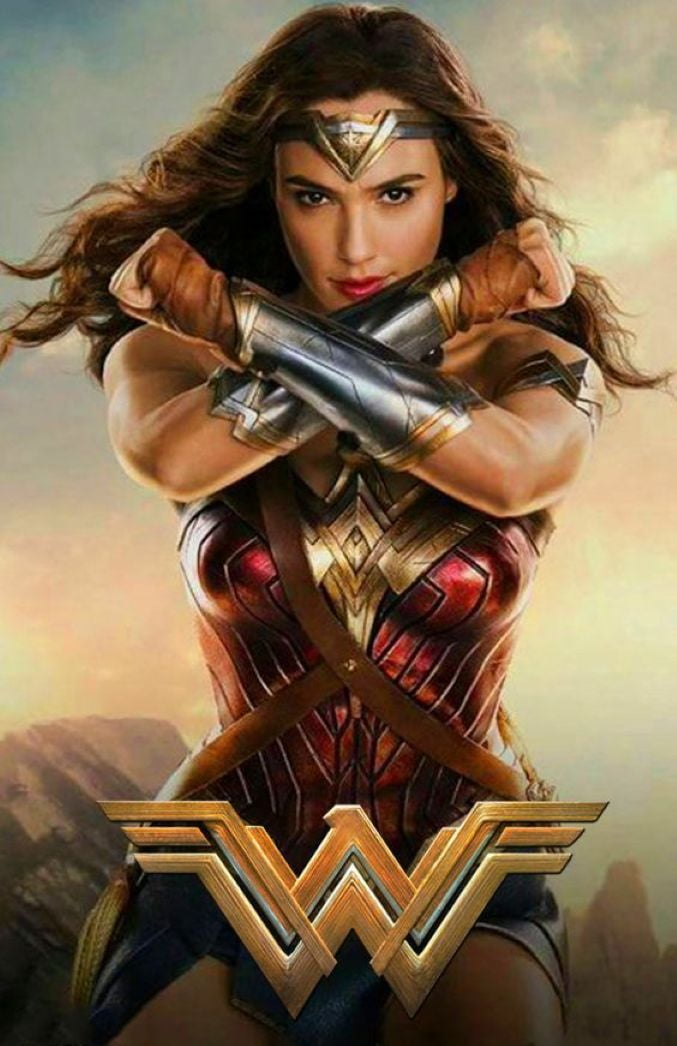 Wonder Woman Diamond Painting Kits for Adults, 12x16 Inch Heroine DIY ...