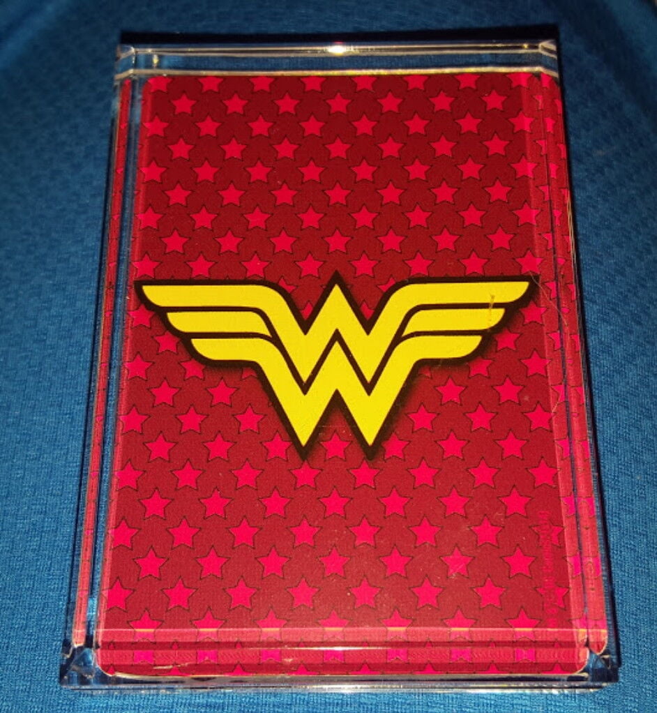 Wonder Woman Emblem Logo Acrylic Executive Display Piece Desk Top ...