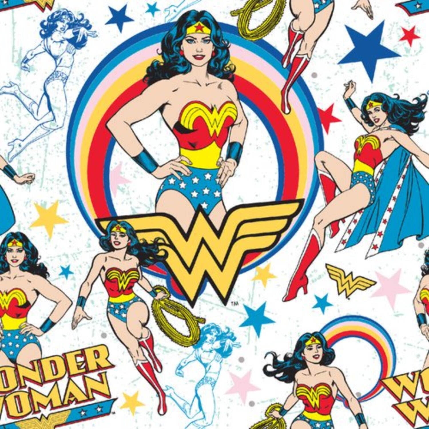 Wonder Woman Fleece Fabric - Walmart.com