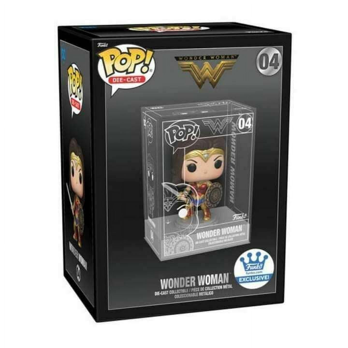 Funko POP! Heroes DC Wonder Woman #04 with Sword & Shield Die-Cast ...