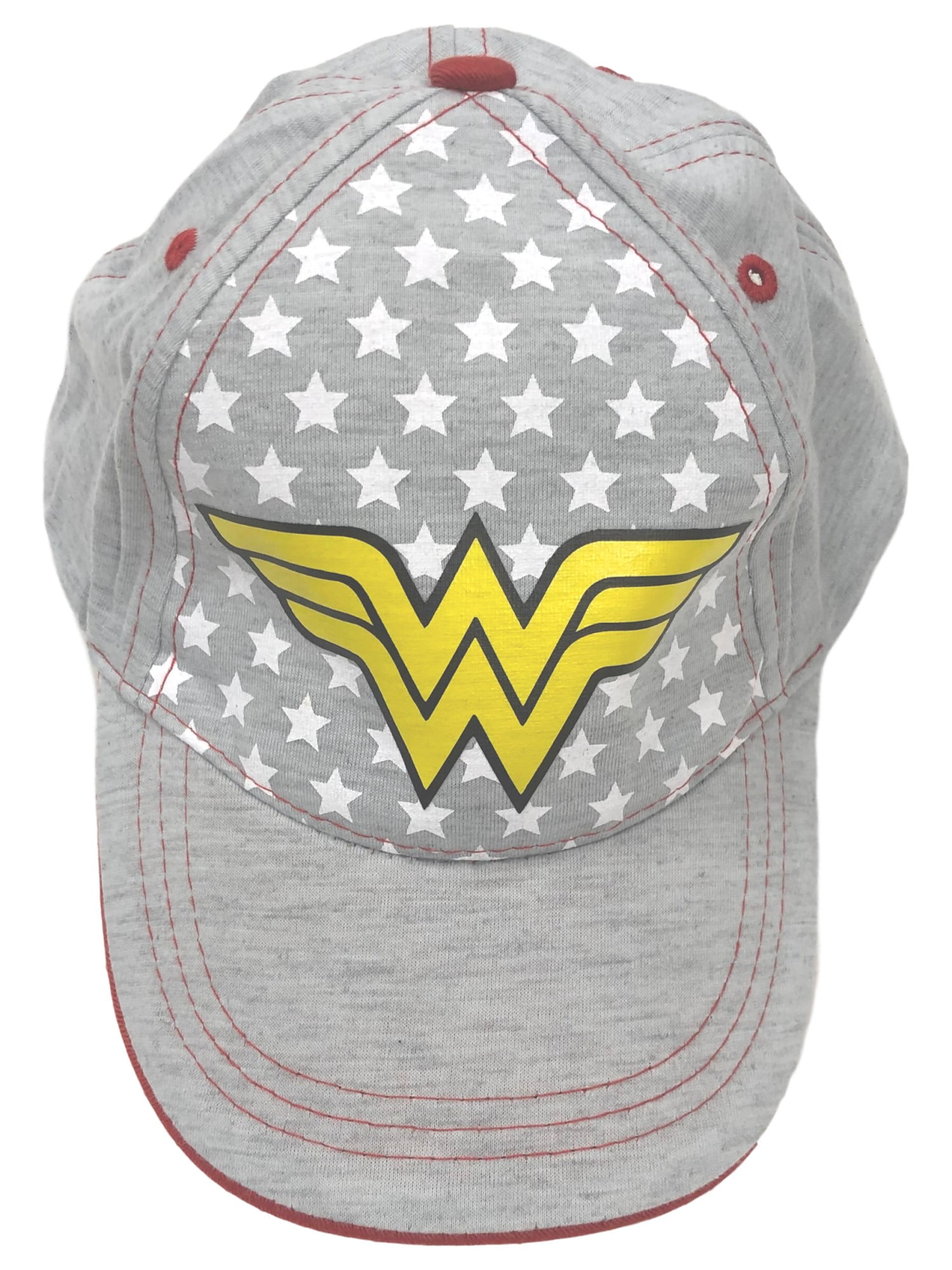 Wonder Woman Girls Gray Star Adjustable Baseball Cap Hat - Walmart.com