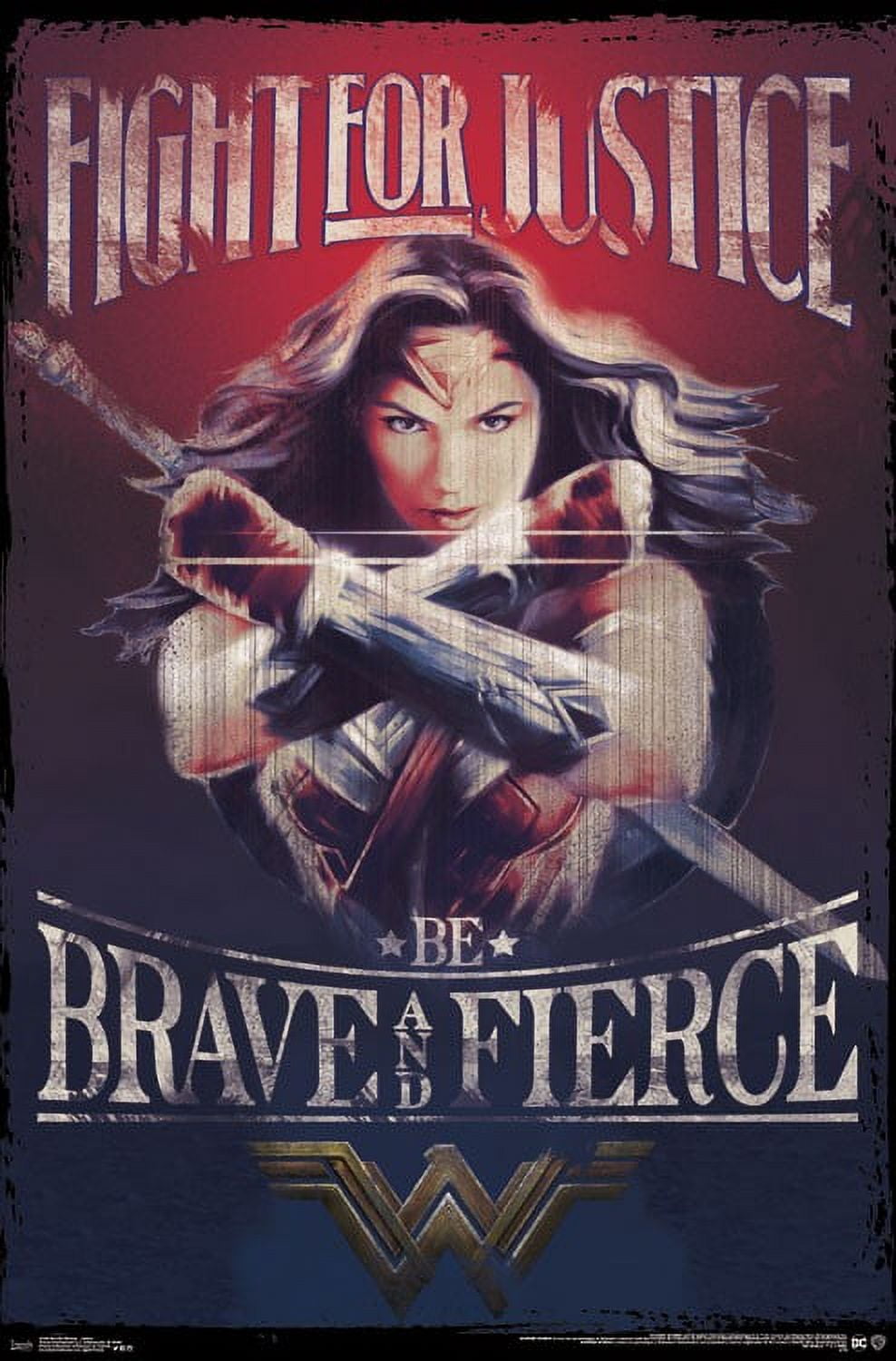 Wonder Woman - Justice Poster Print (22 x 34) - Walmart.com