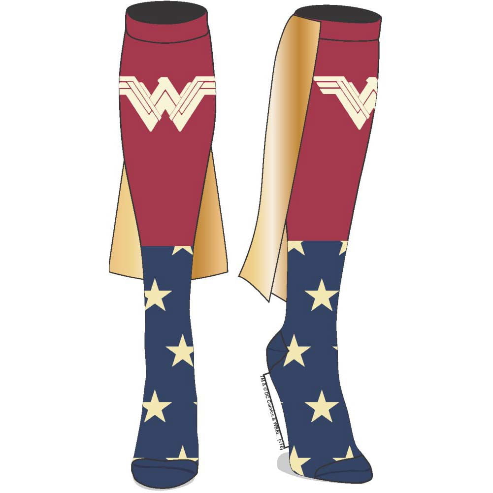 Wonder Woman Knee High Caped Socks - Walmart.com