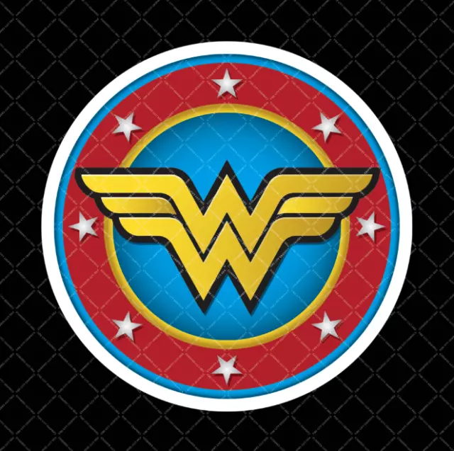 Wonder Woman Logo Comic Sticker Decal For Car Truck Window Wall Window ...