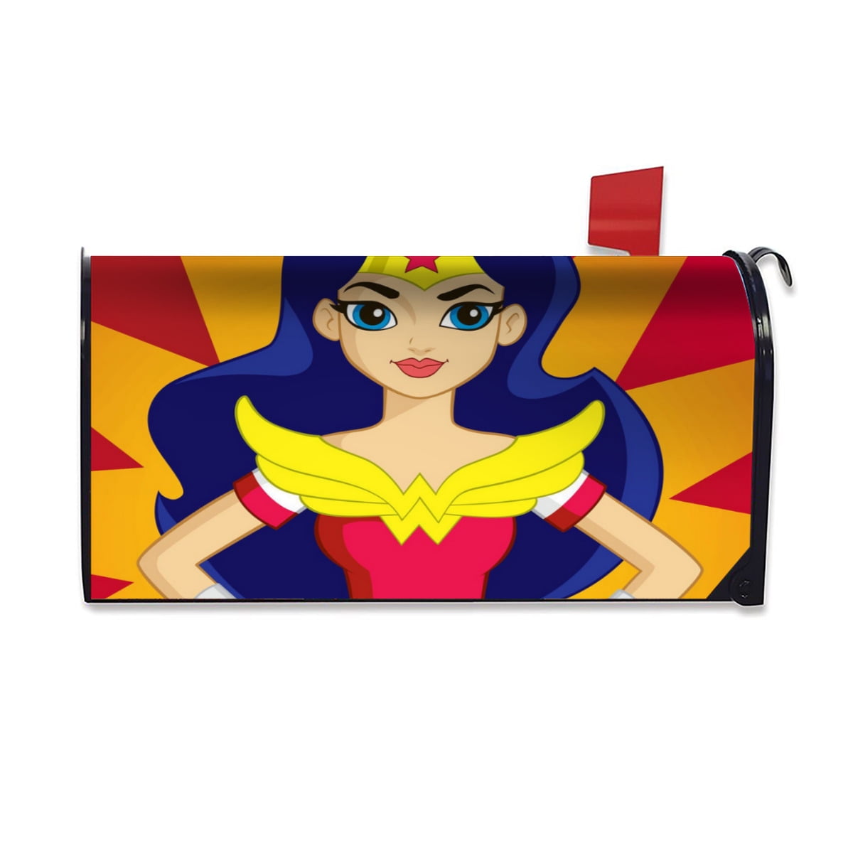 Wonder Woman Mailbox Cover with Magnetic Strip Anime Mailbox Package ...