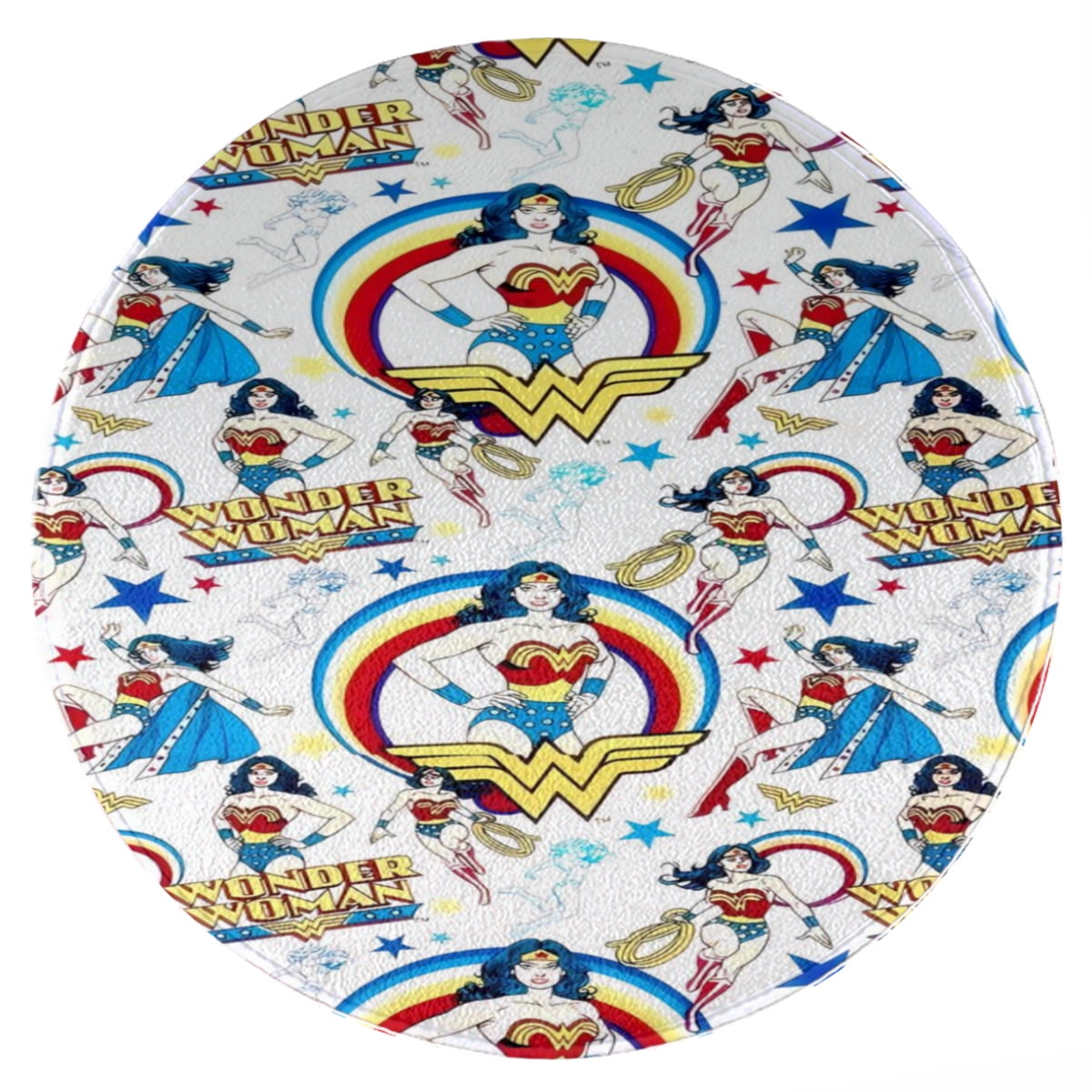 Wonder Woman Mat Office Chair Mat, Home Round Floor Mat, 39-inch ...