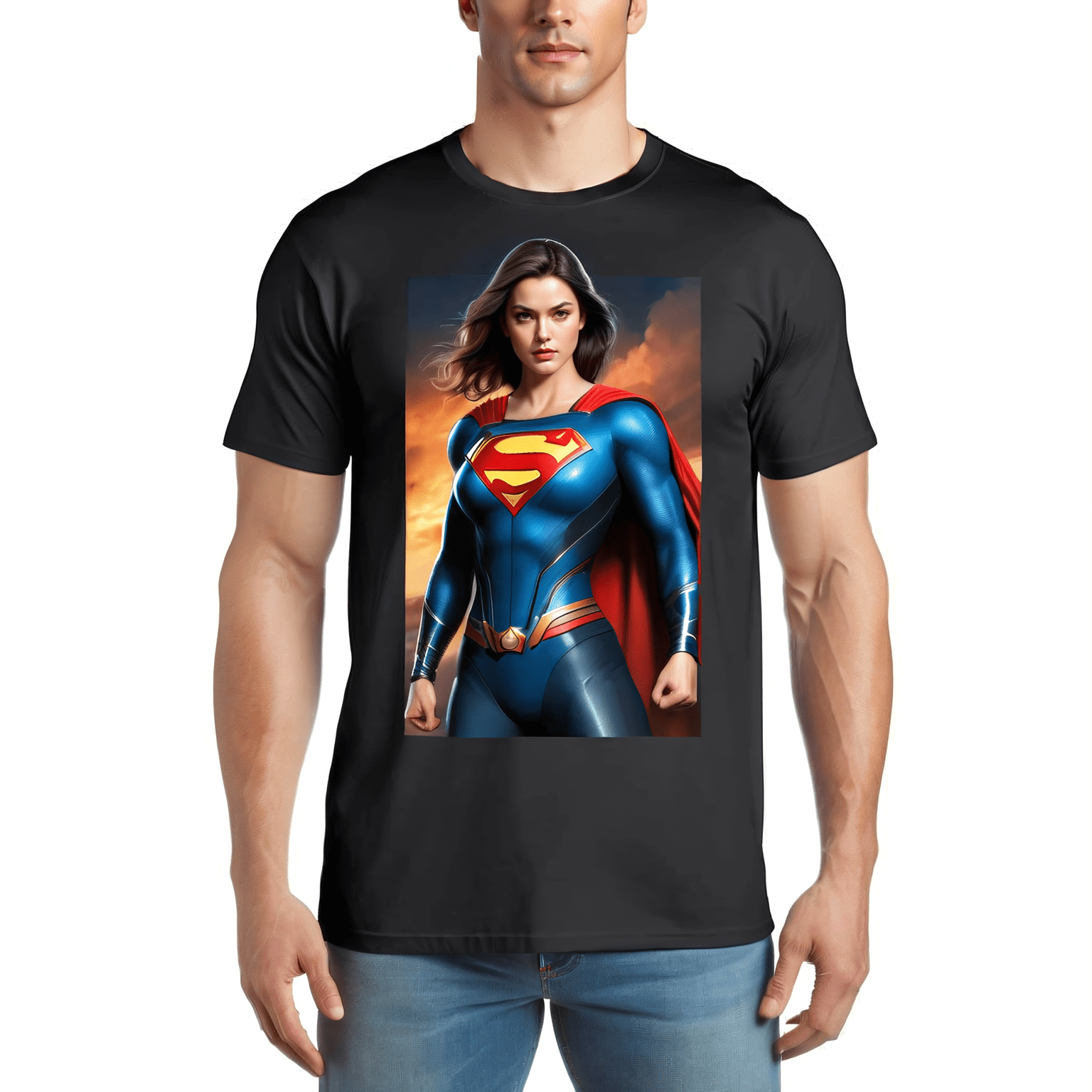 Wonder Woman Movie Arms Crossed T-Shirt - Walmart.com