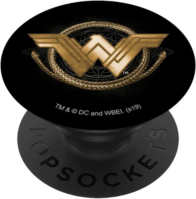 Wonder Woman Movie Golden Lasso Logo PopSockets Standard PopGrip ...