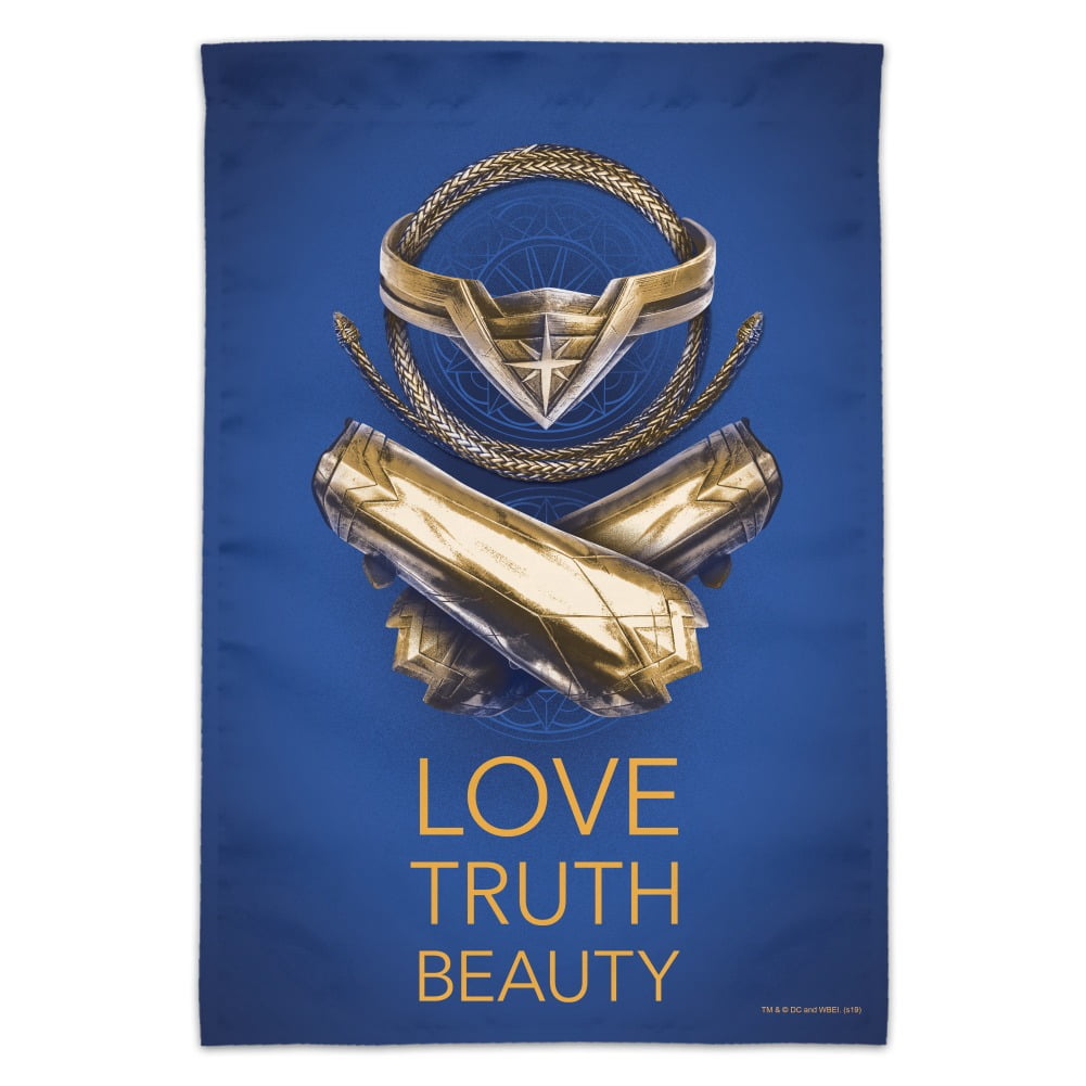 Wonder Woman Movie Love, Truth, Beauty Garden Yard Flag - Walmart.com