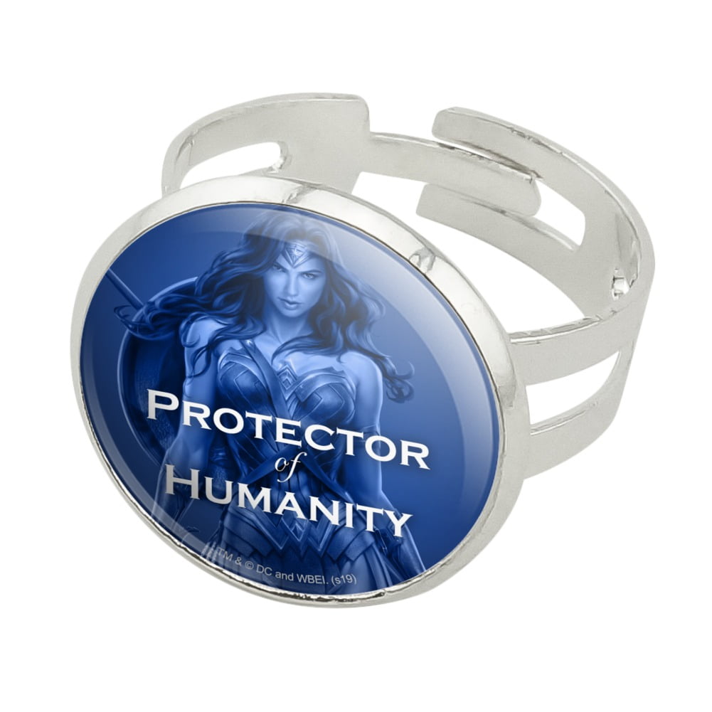 Wonder Woman Movie Protector of Humanity Silver Plated Adjustable ...