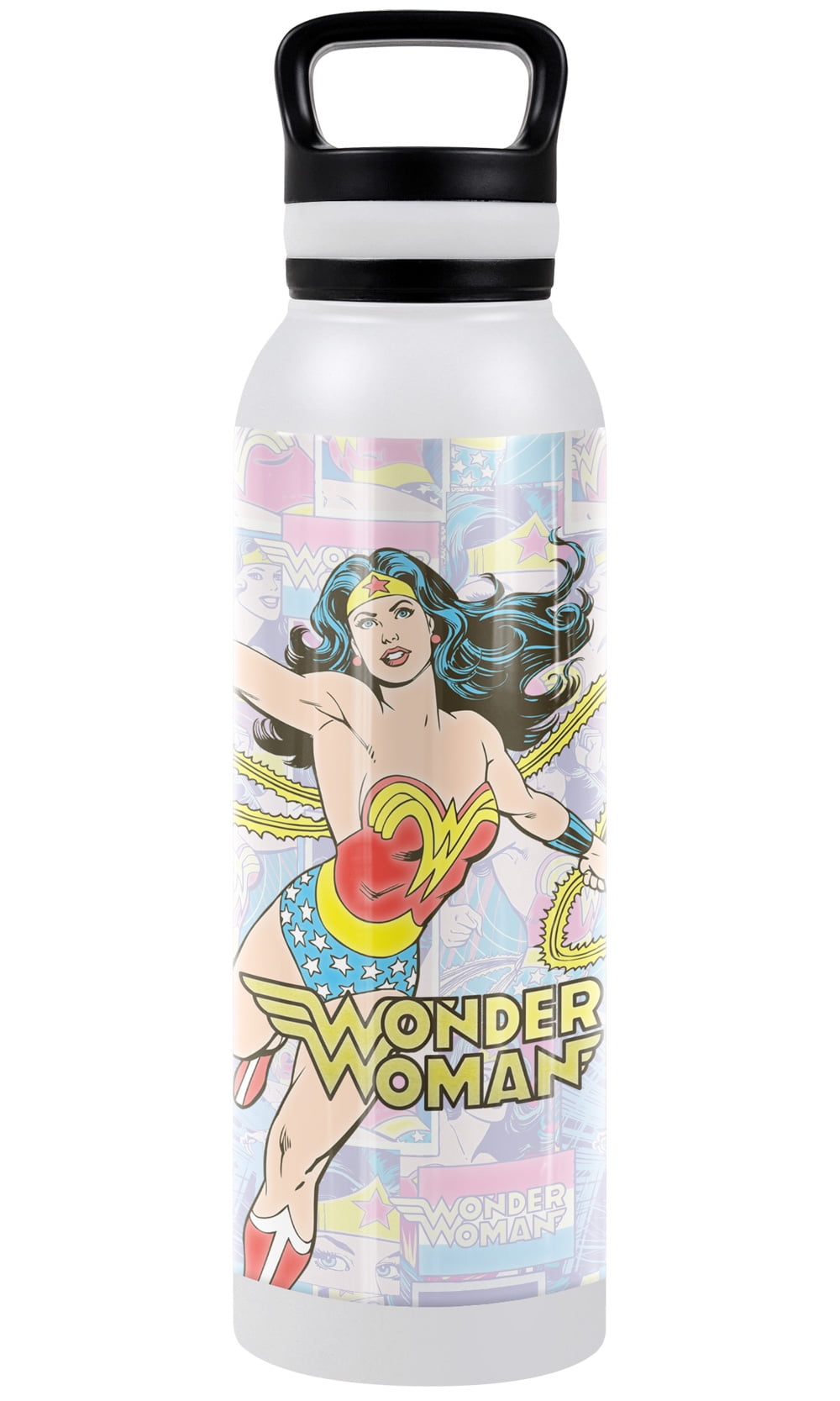 Wonder Woman Official Wonder Collage 24 oz Insulated Canteen Water ...