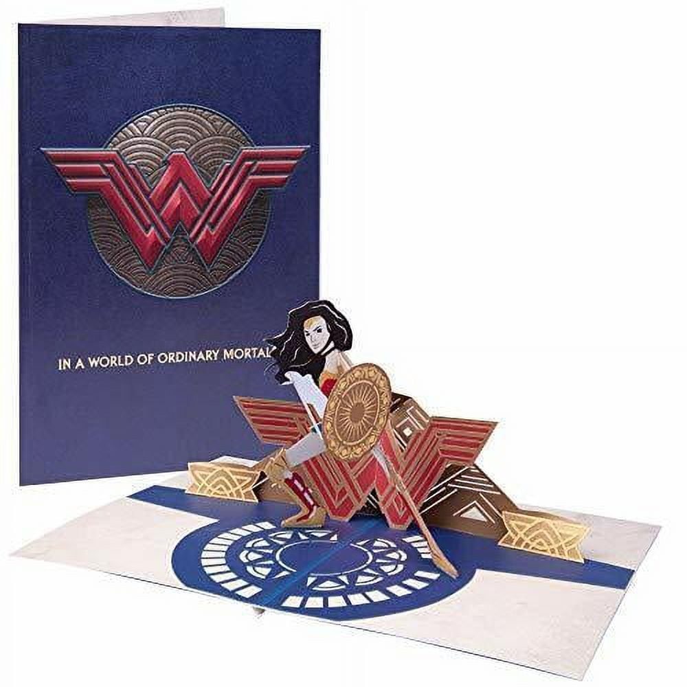Wonder Woman Pop-Up Card - Youâ€™re A Wonder Woman - Deluxe Handcrafted ...