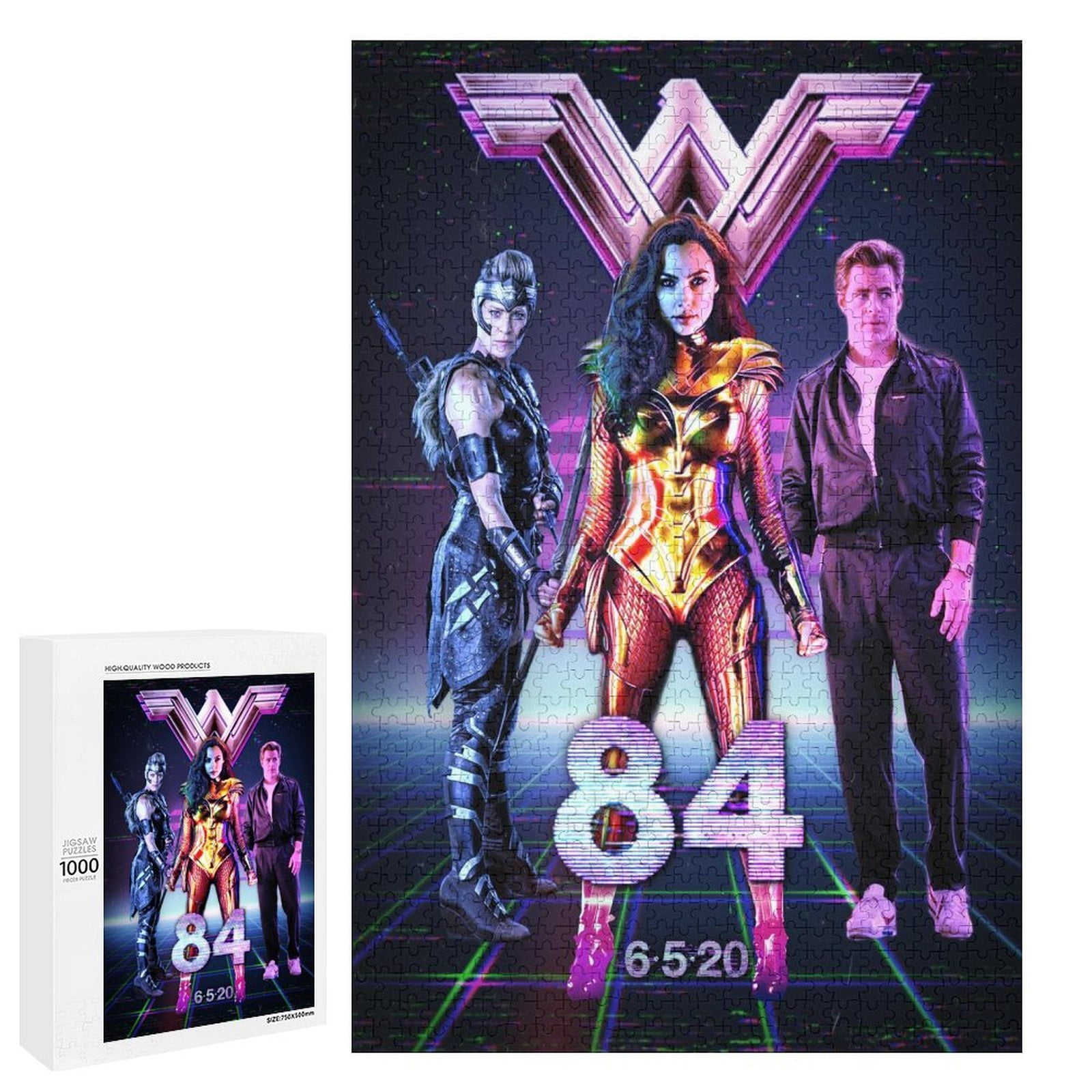 Wonder Woman Puzzle - 1000 PCS Jigsaw Puzzle For Adults Kids Boys Girls ...