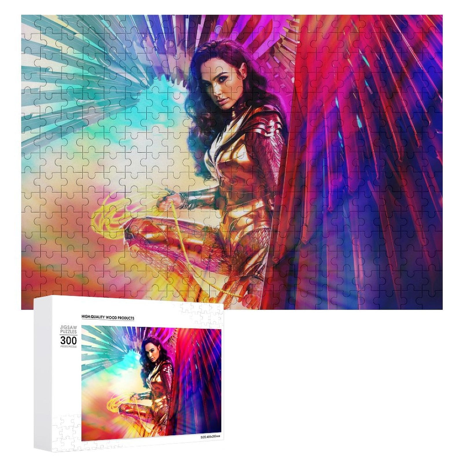 Wonder Woman Puzzle - 300 PCS Jigsaw Puzzle For Adults Kids Boys Girls ...