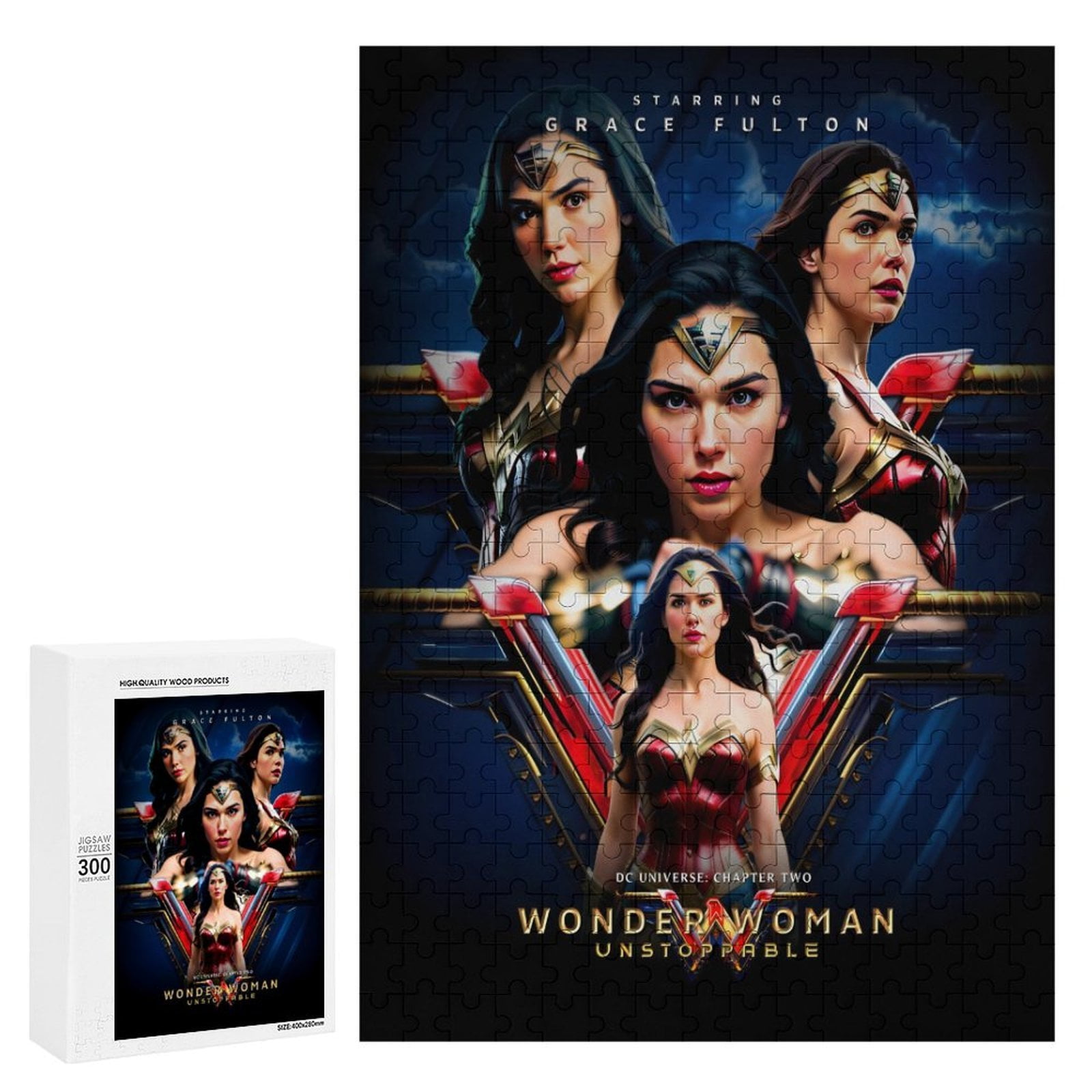 Wonder Woman Puzzle - 300 PCS Jigsaw Puzzle - Walmart.com