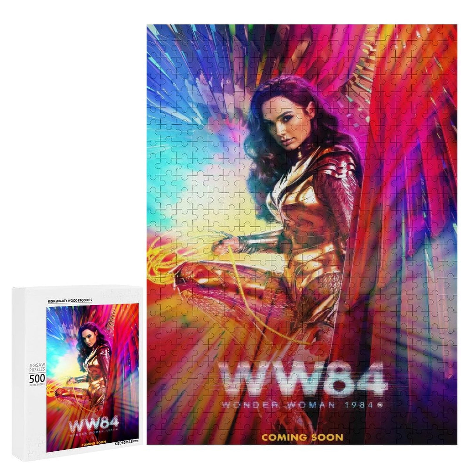 Wonder Woman Puzzle - 500 PCS Jigsaw Puzzle For Adults Kids Boys Girls ...
