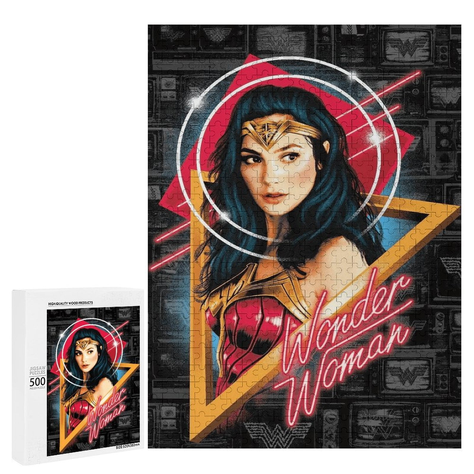 Wonder Woman Puzzle - 500 PCS Jigsaw Puzzle For Adults Kids Boys Girls ...