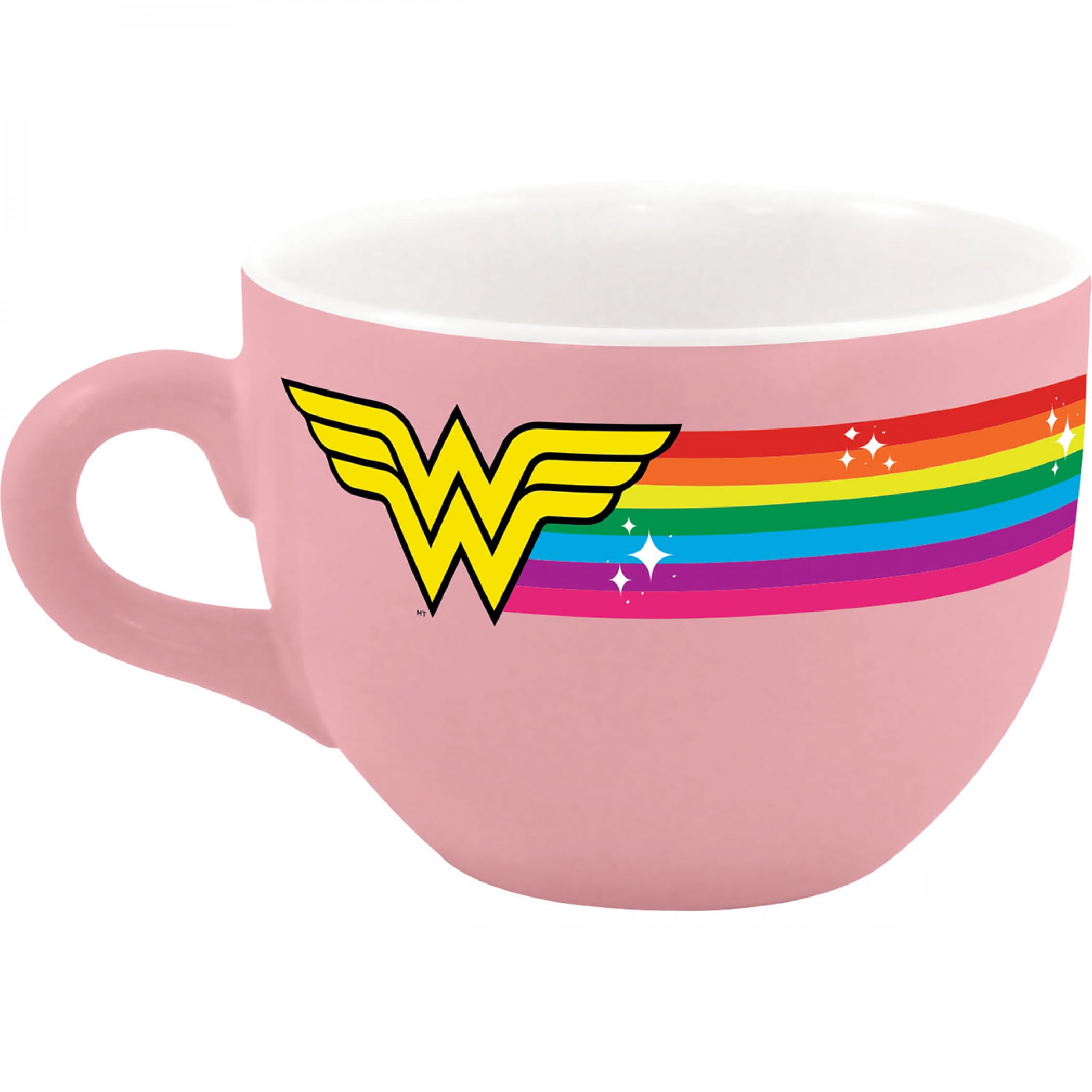 Wonder Woman Rainbow 24oz Ceramic Soup Mug - Walmart.com