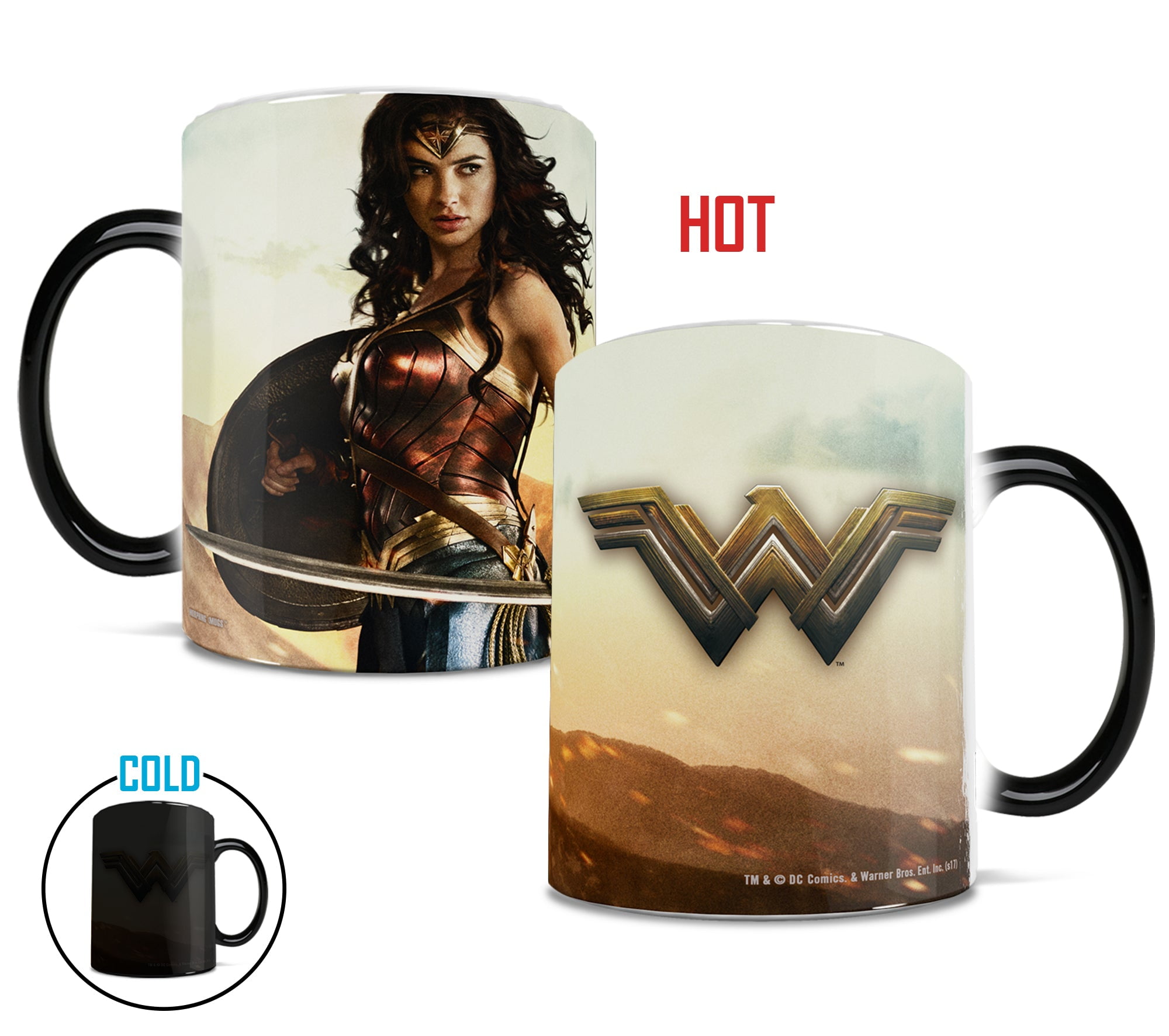 Wonder Woman (Ready For Battle) Morphing Mugs® Heat-Sensitive Mug ...