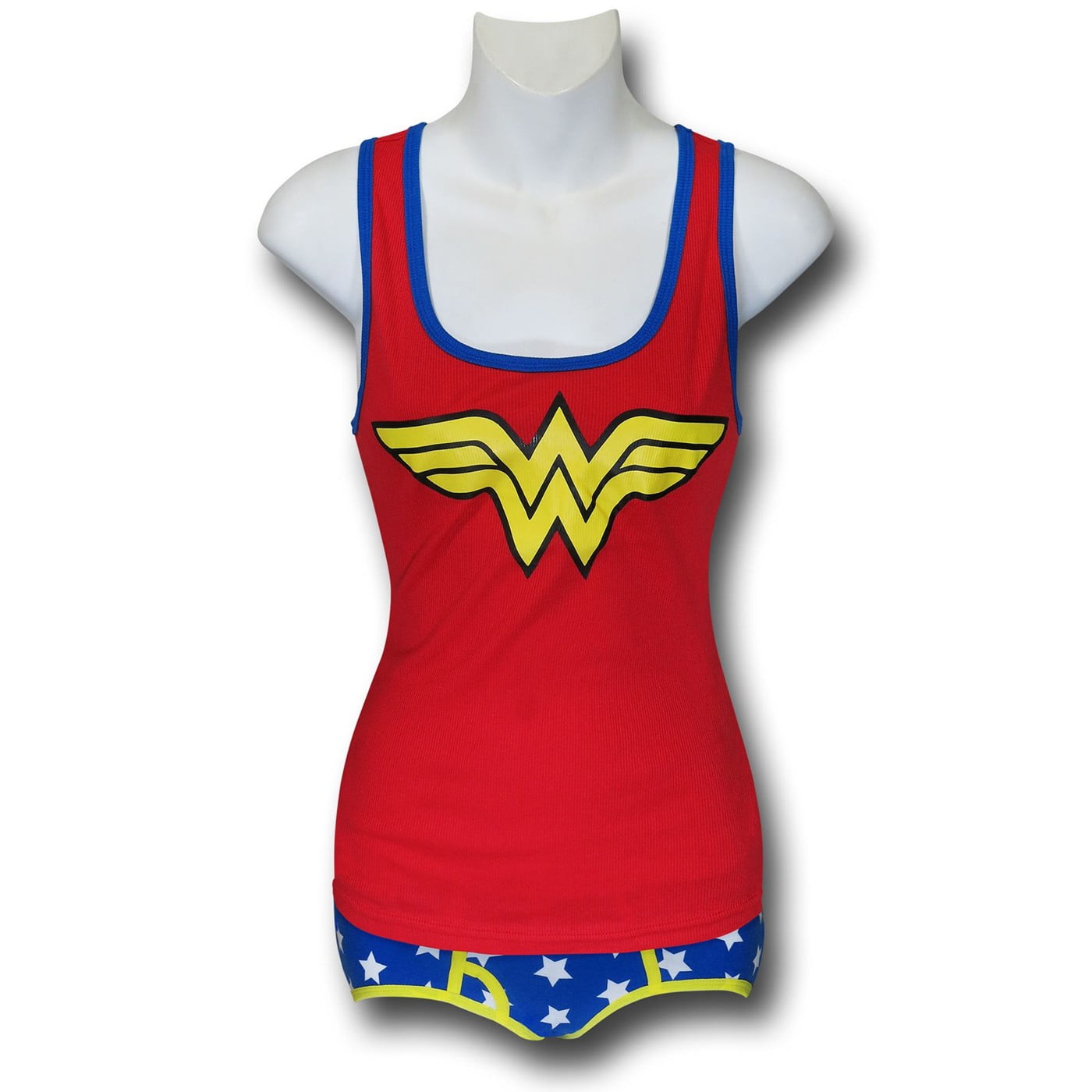Wonder Woman Ribbed Women's Tank and Panty Set-Small - Walmart.com