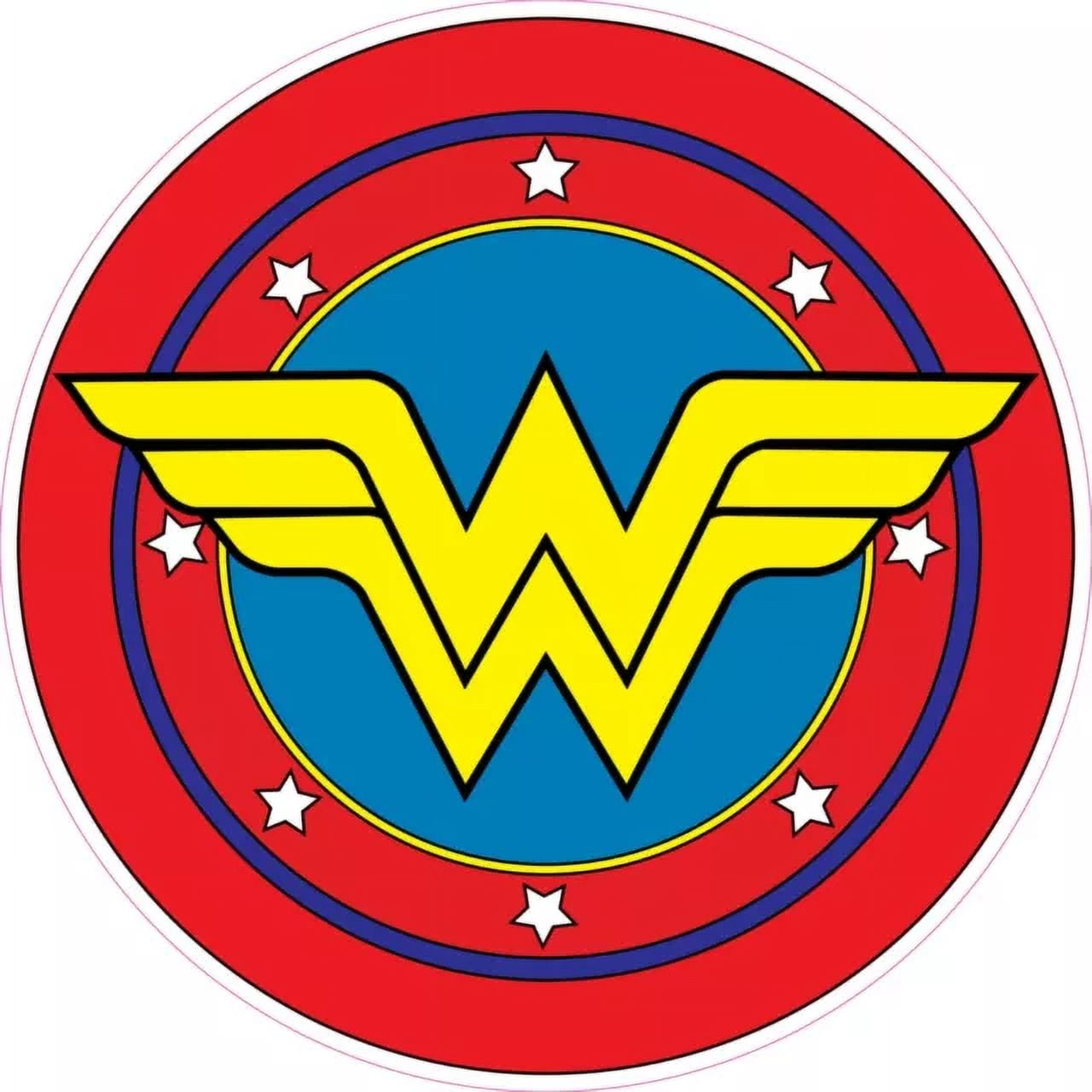 Wonder Woman Round Logo Sticker Window Decal Multiples Phone Decal ...