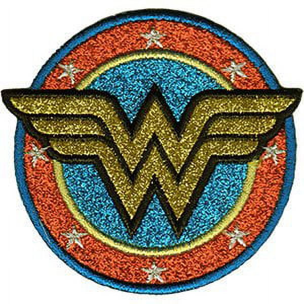 C&D Visionary DC Comics Originals Wonder Woman Shield Glitter Patch ...