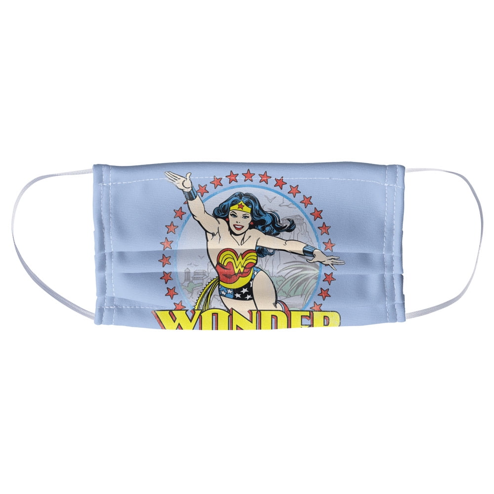 Wonder Woman Star Of Paradise Island 1-Ply Reusable Face Mask Covering ...