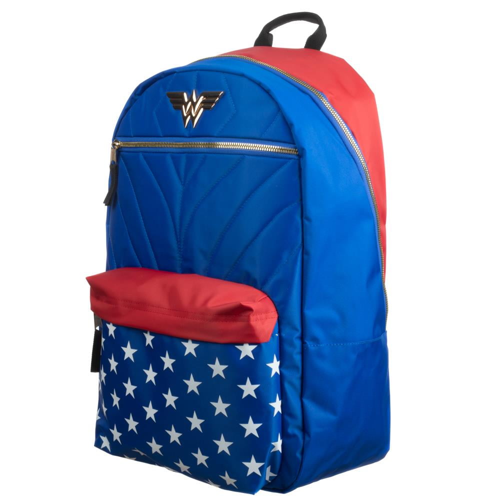 Bioworld Wonder Woman Stars and Stripes Backpack, DC Comics Superhero ...