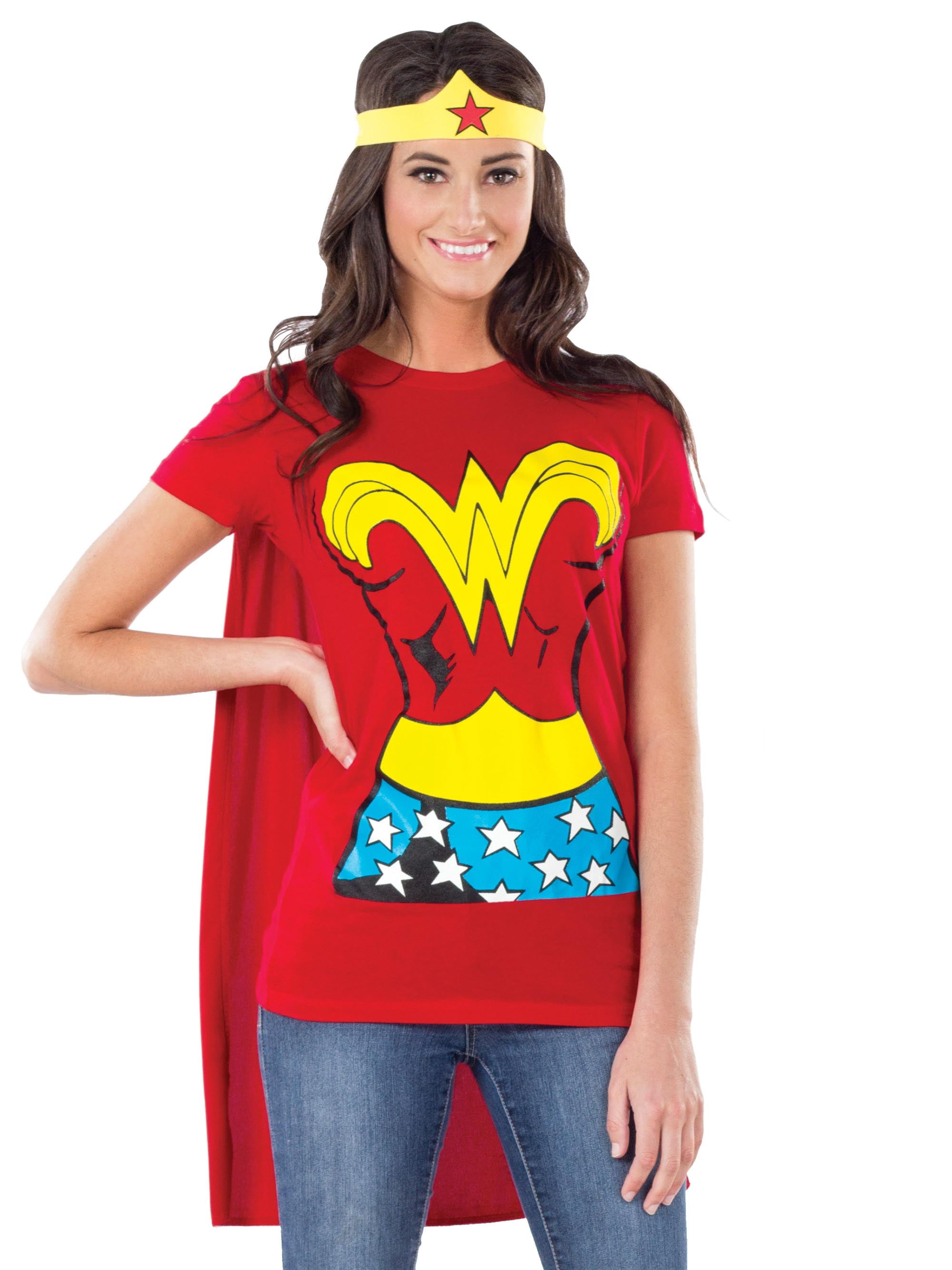 Wonder Woman T-Shirt Costume - Walmart.com
