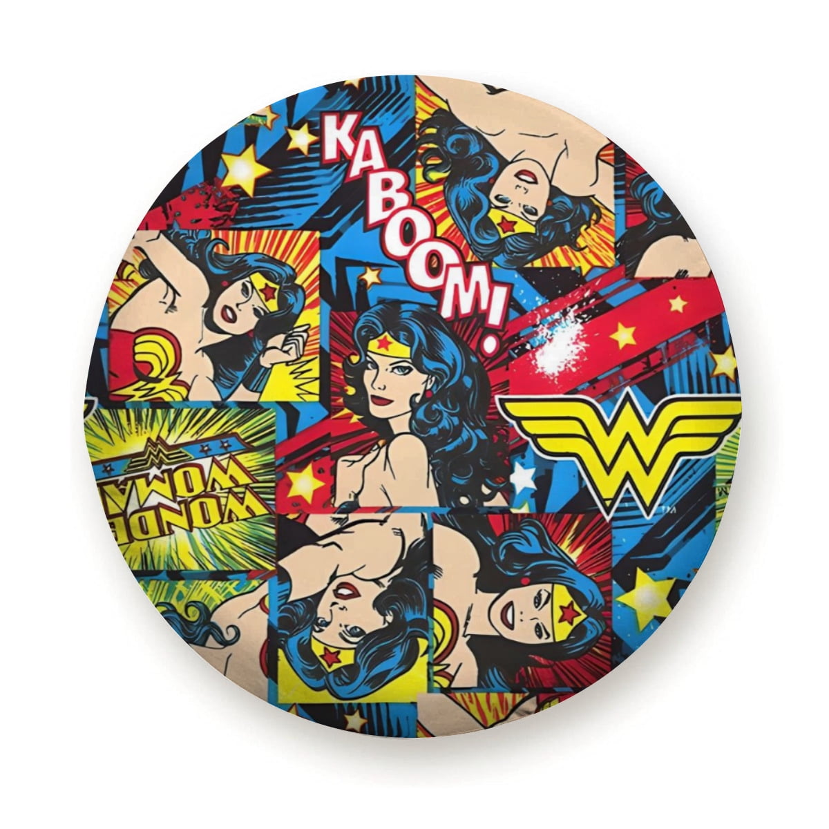 Wonder Woman Tire Cover Universal Tire Cover Dustproof Tire Protector ...