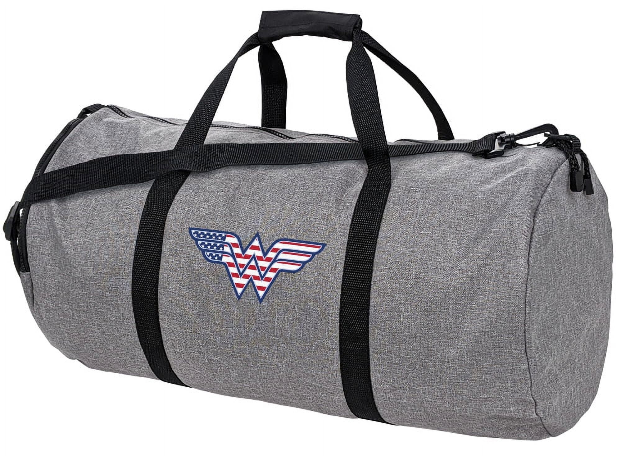Wonder Woman USA American Flag Logo Lightweight Duffel Bag for Sports ...