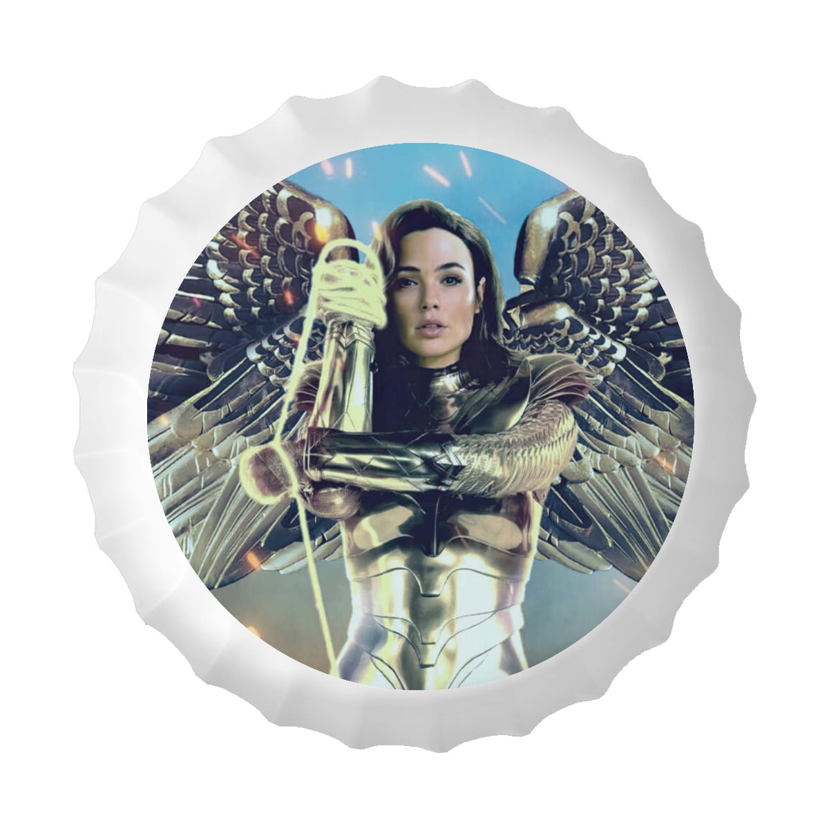 Wonder Woman Wall Decorative Retro Beer Bottle Cap Creative Metal Iron ...