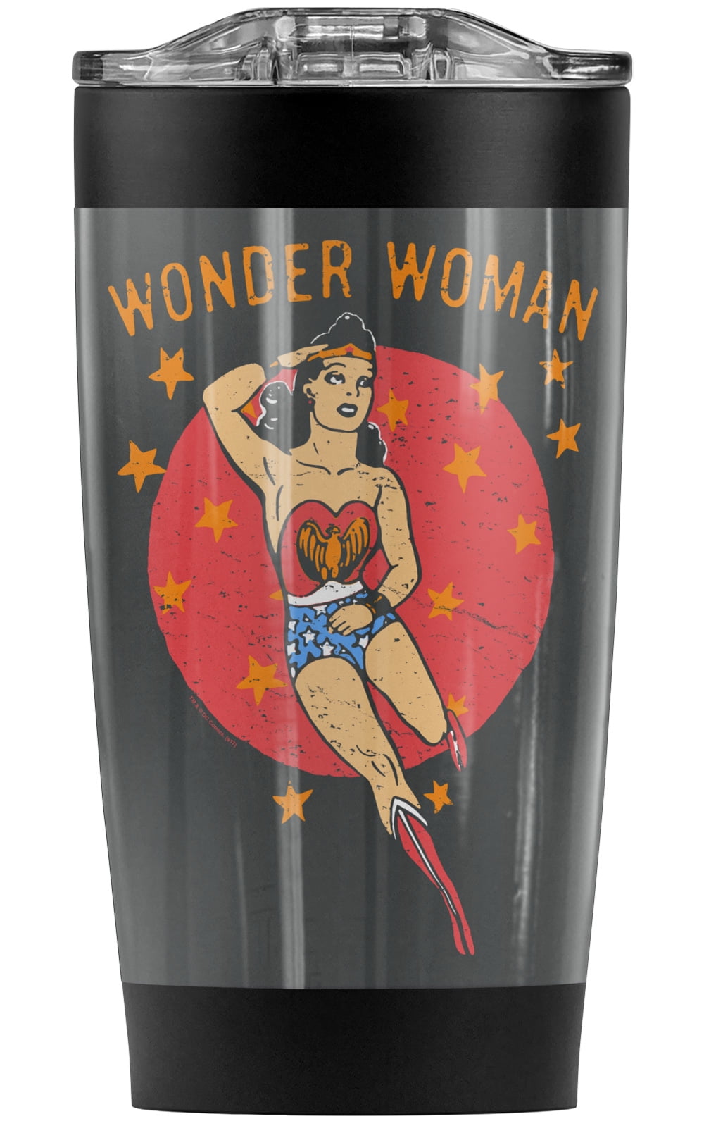 Wonder Woman Wonder Circle Stainless Steel Tumbler 20 oz Coffee Travel ...