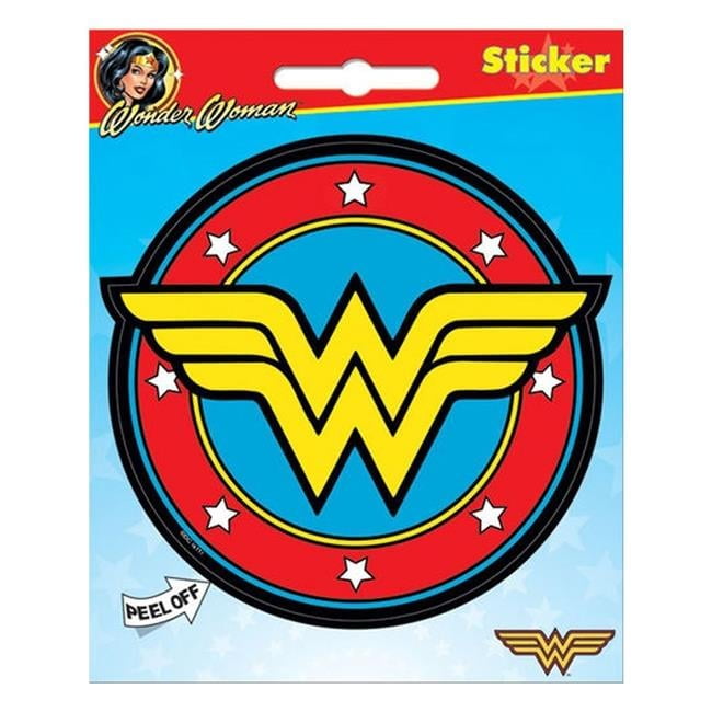 Wonder Woman Wonder Woman Superhero Logo Sticker - Walmart.com
