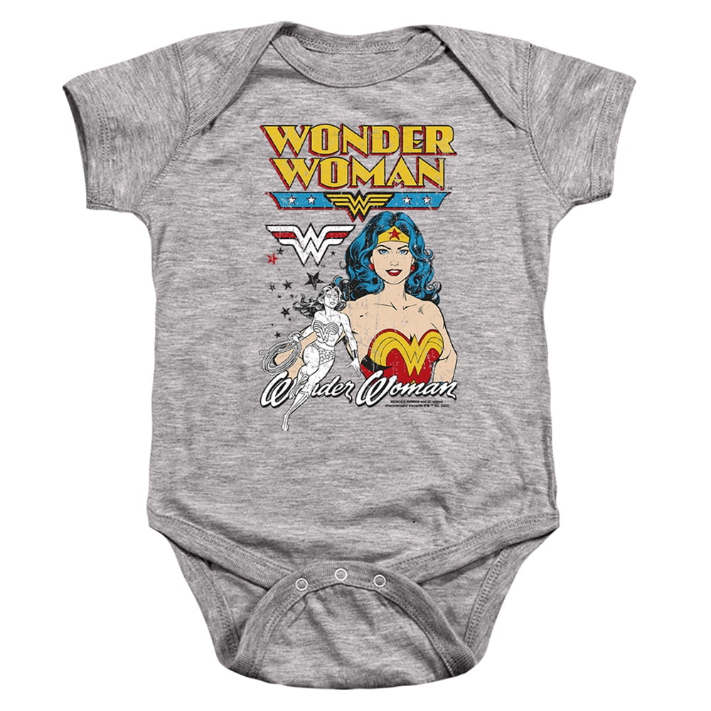 Wonder Woman Wonderwoman Duo Unisex Infant Snap Suit for Baby (6 Months ...