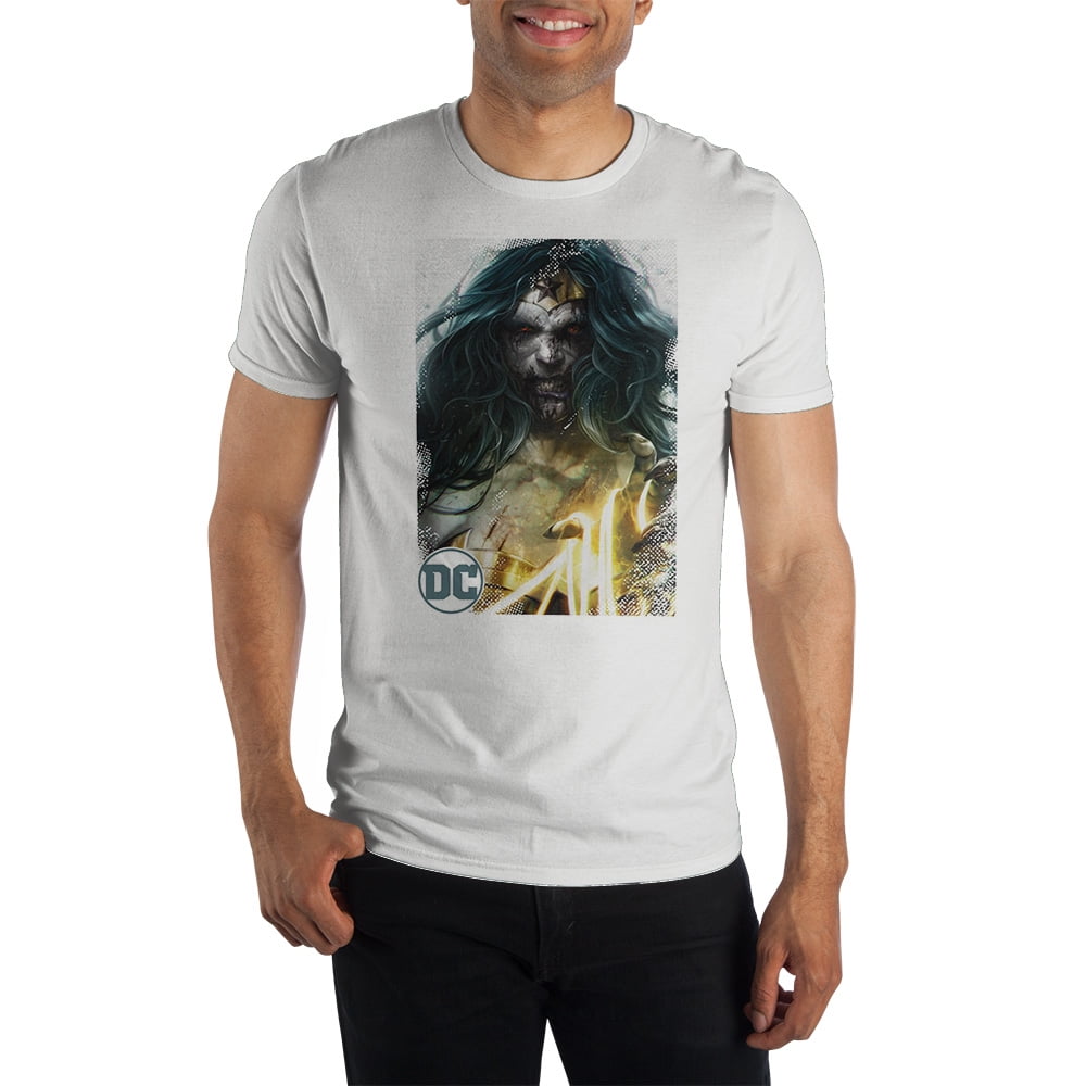 Wonder Woman Zombie DC Comic Book Mens White Shirt - 4XLB - Walmart.com