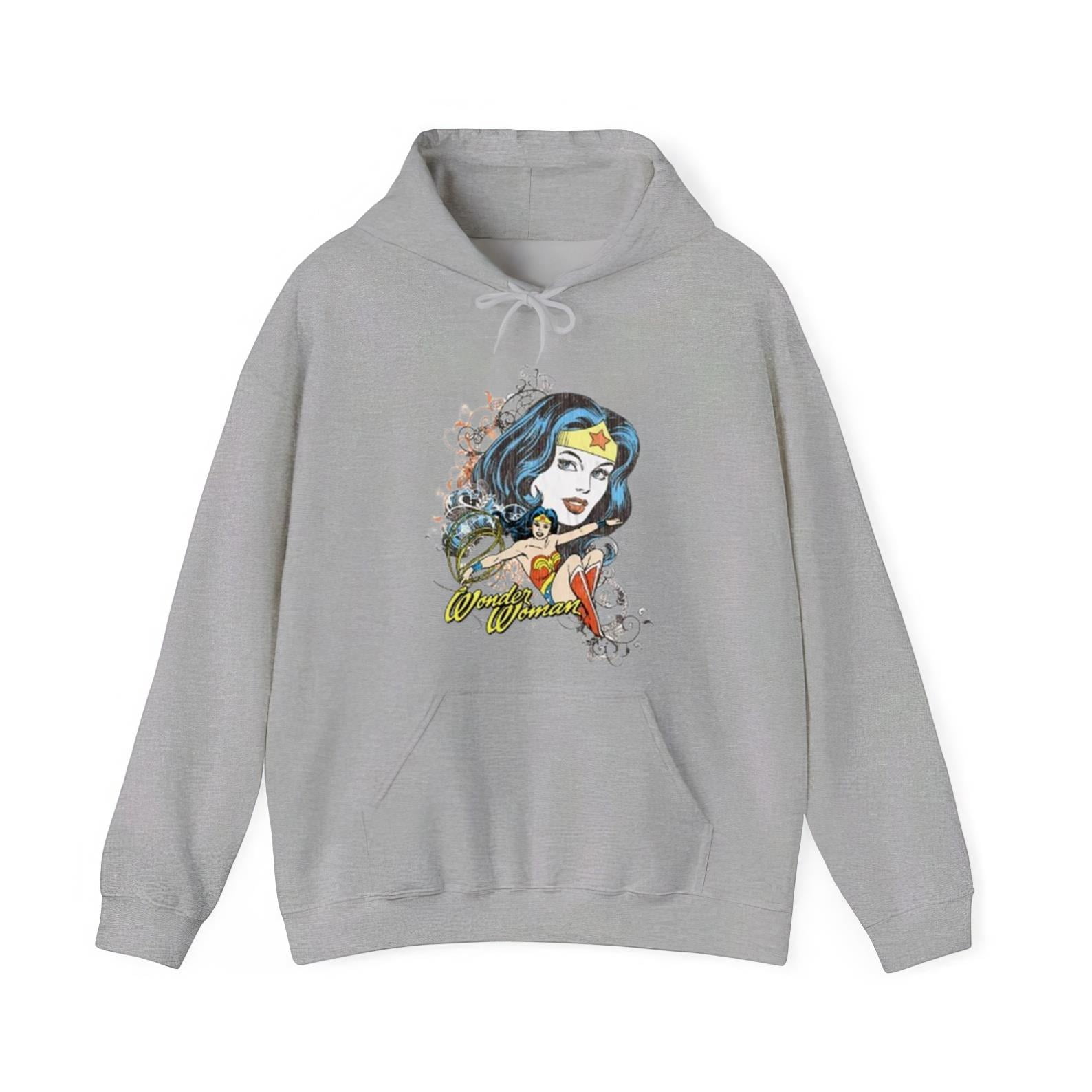 Wonder Woman t-shirt retro DC Comics adult regular fit graphic tee ...