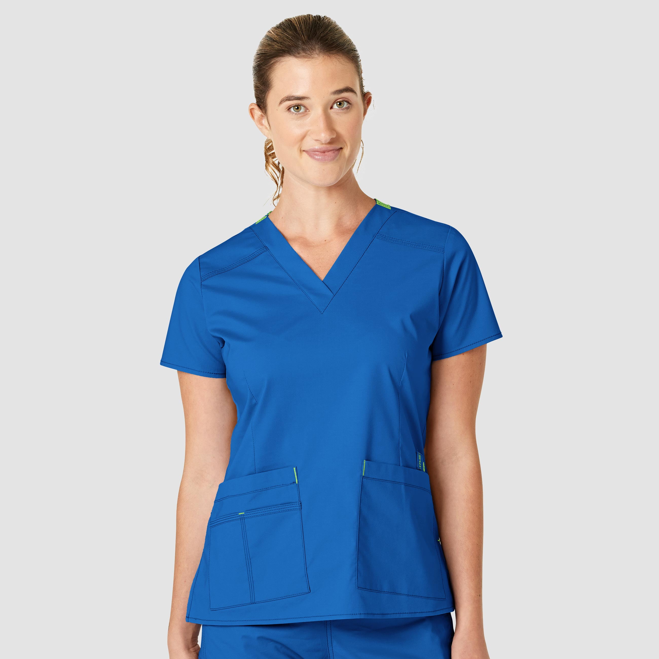 WonderWink WonderFLEX 6108-Verity V-Neck Scrub Top - Walmart.com