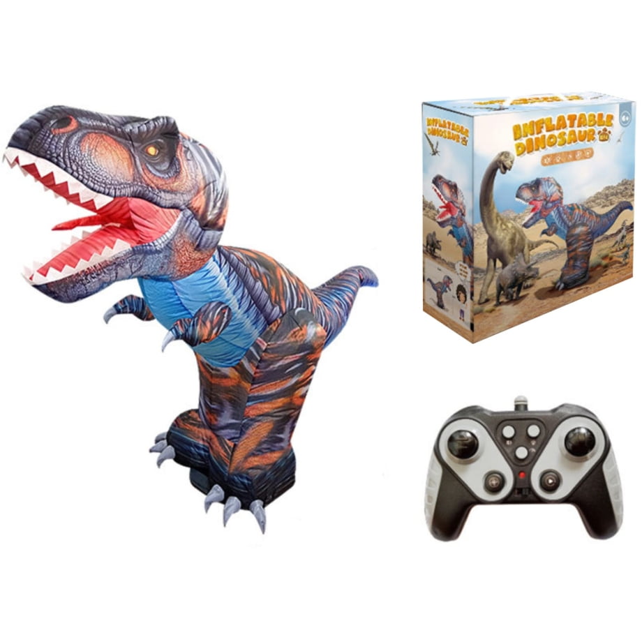 WonderHive Dinosaur Toys New Border Automatic Inflatable Remote Control Trick Spoof Dinosaur ...