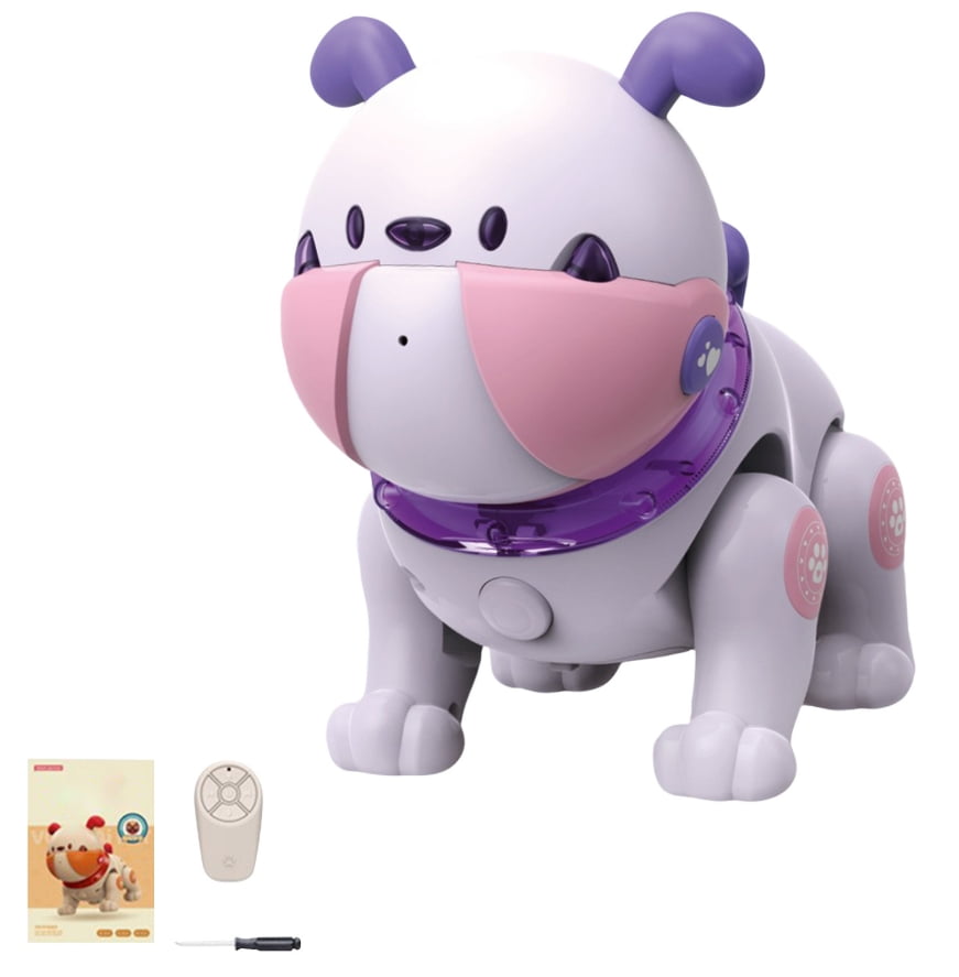 WonderHive Remote Control Electronic Plush Dog Dog Toy,Fun Interactive ...