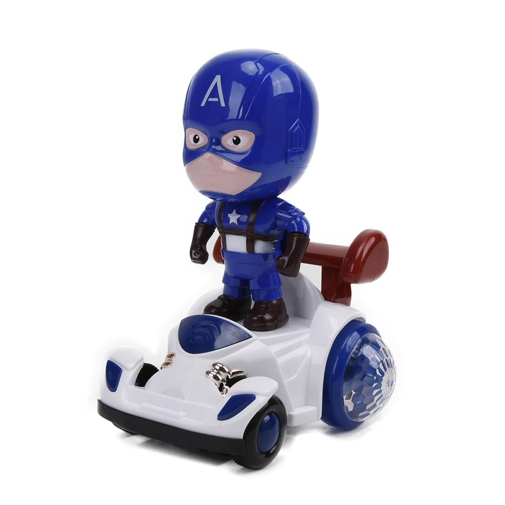 WonderPlay Battery Operated Bump & Go Robot Kart with Light & Music ...