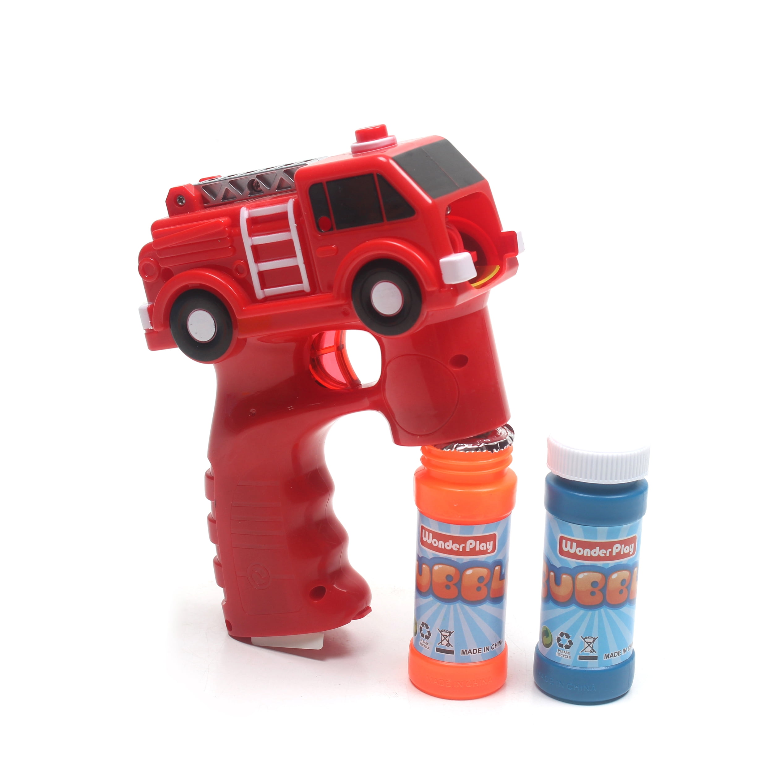 WonderPlay Wonder Bubble Fire Engine Bubble Gun With Sounds & Lights ...
