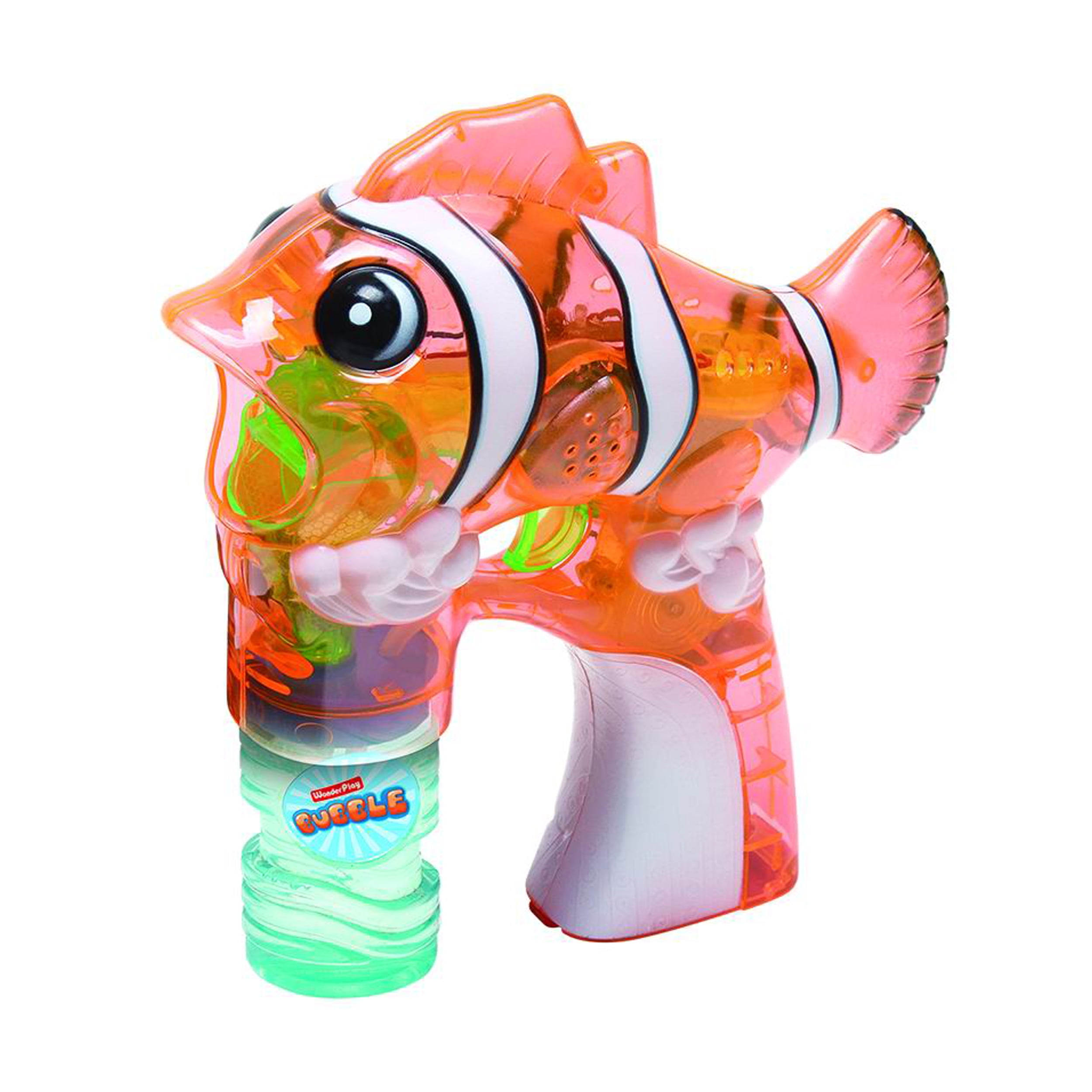 WonderPlay Wonder Bubble Kids Clear Bubble Gun With Lights & Sounds ...