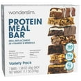 WonderSlim Meal Replacement Protein Bar, Variety Pack, H2FSD15g Protein ...