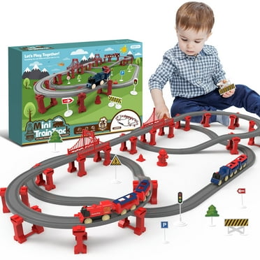 LINCOLN LOGS Sawmill Express Train - Real Wood Logs - Buildable Train ...