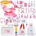 WonderStone Dentist Play Set , 48PCS Pretend Play Doctor Kit with Doll ...
