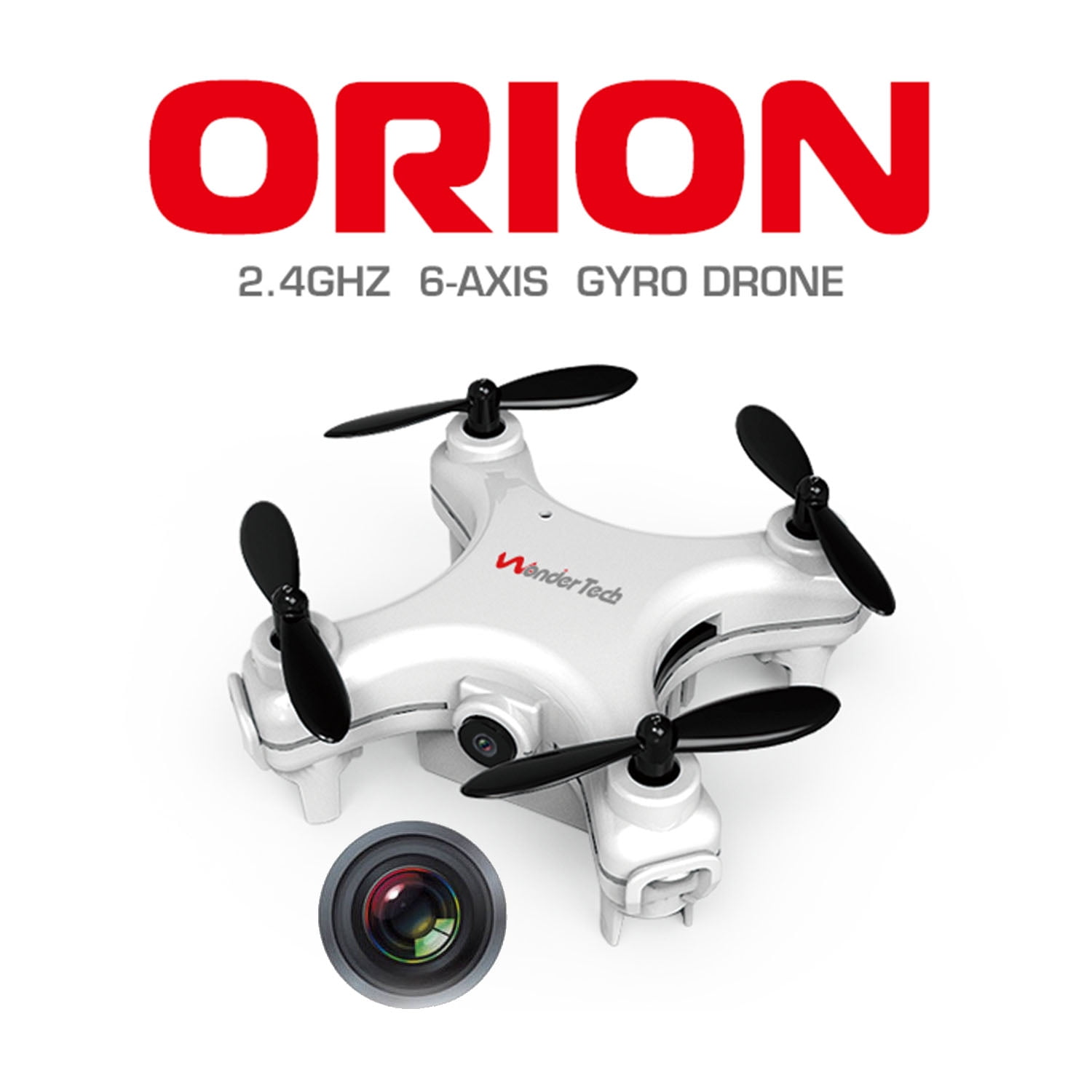 WonderTech Drone With HD Camera 2.Ghz 8 Axis Gyro White Walmart